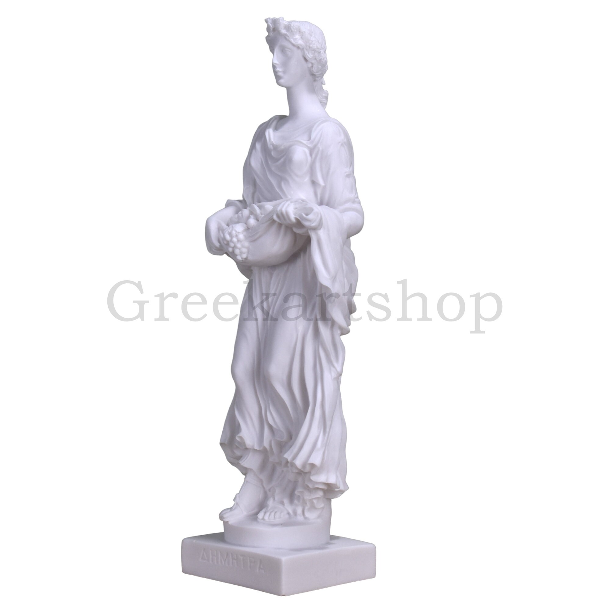 DEMETER Ceres Goddess Mother of Nature Cast Marble Statue - Etsy