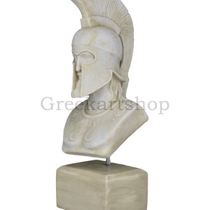 Leonidas Bust Head Spartan King Warrior Greek Statue Sculpture Cast ...