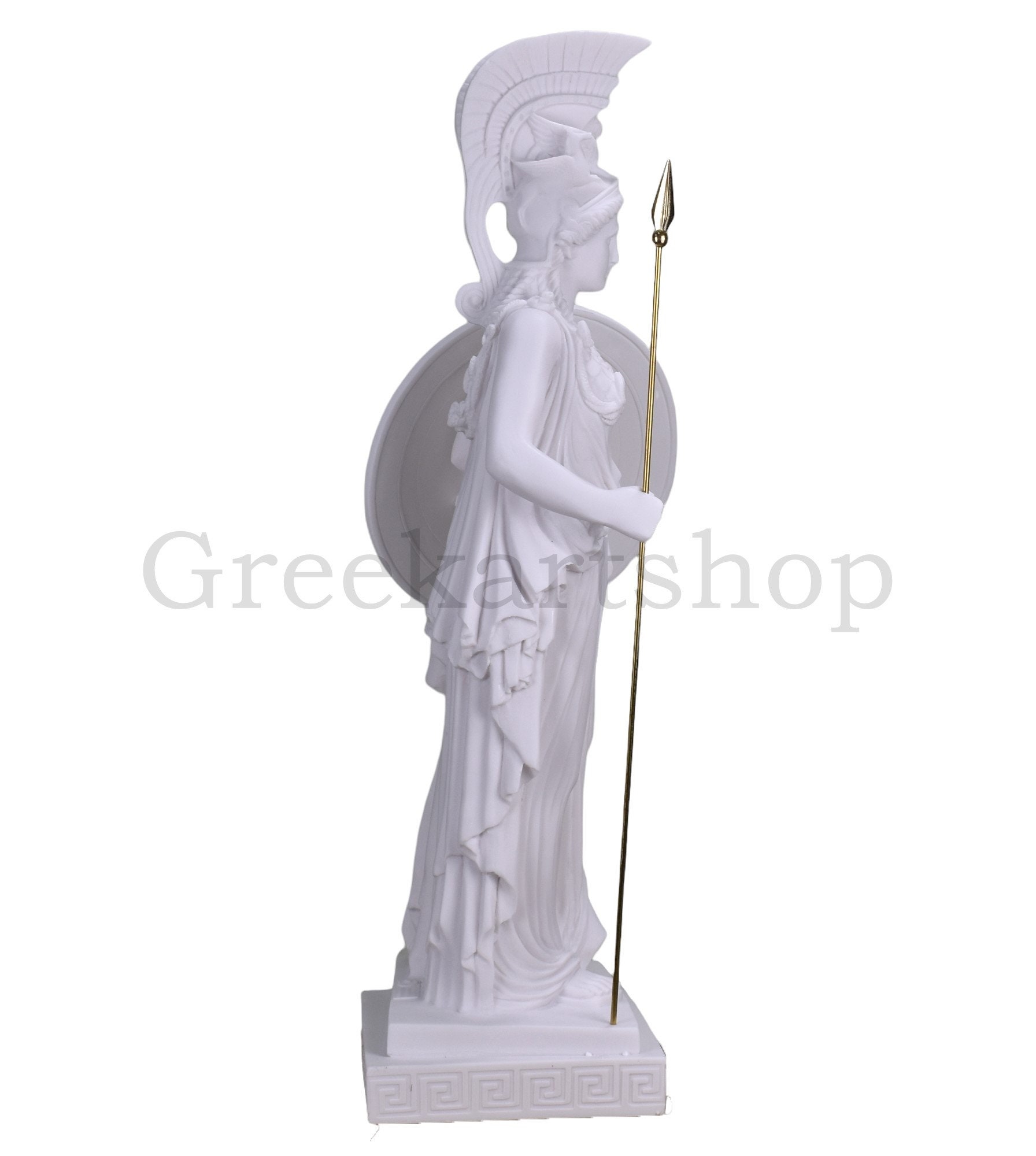 Athena Minerva Greek Roman Goddess Cast Marble Large Sculpture Statue ...