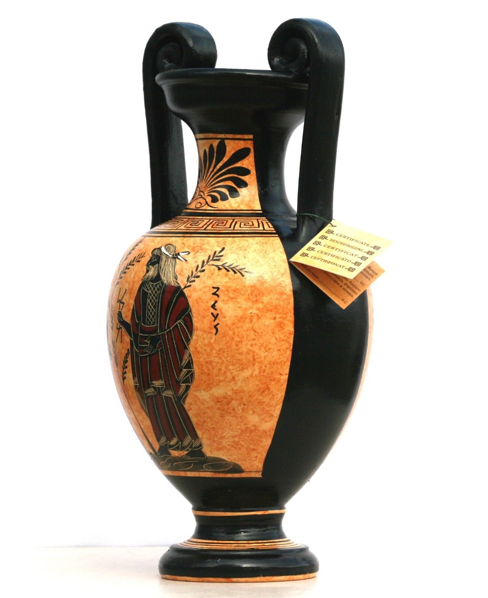 Greek Ceramic AMPHORA Jar Vase Pot Painting Goddess Artemis | Etsy