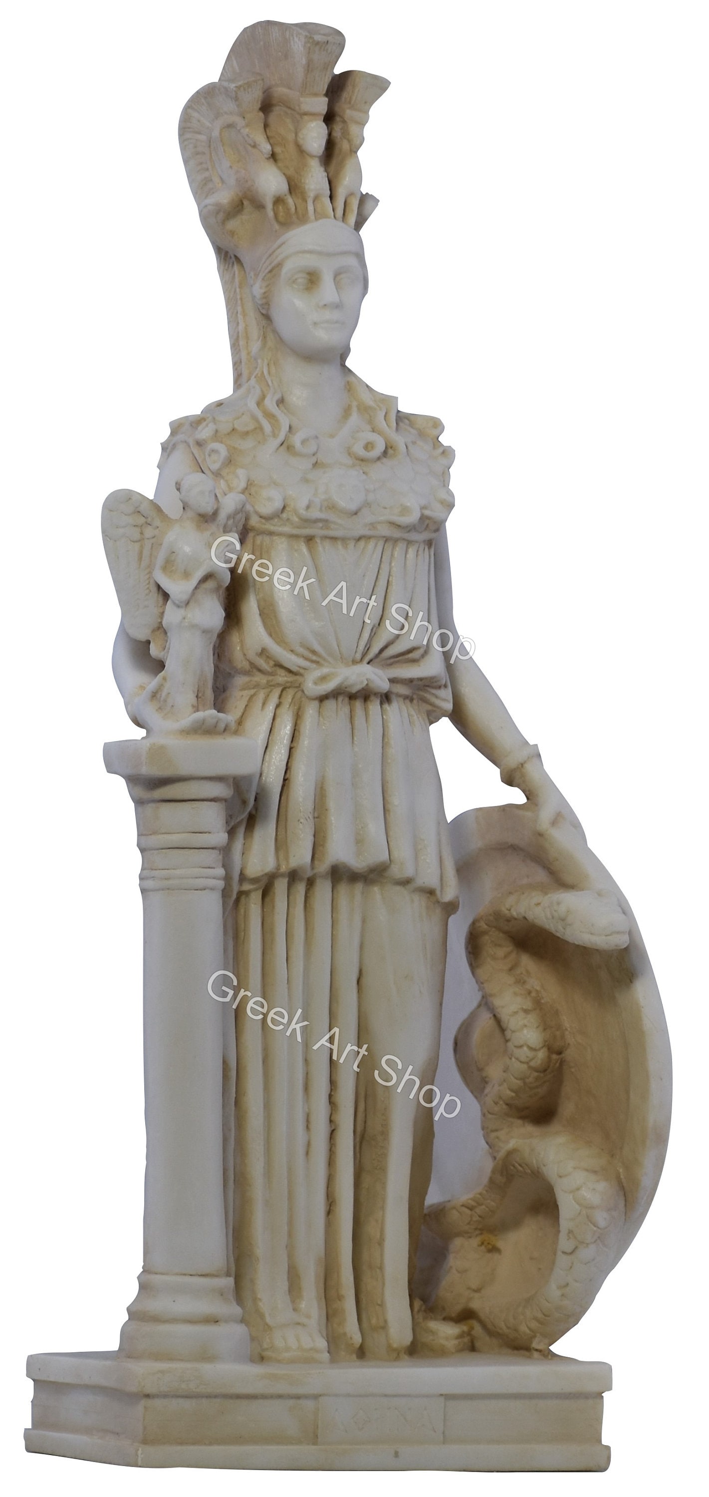 Athena Parthenos Greek Goddess Parthenon Sculpture Statue Cast - Etsy