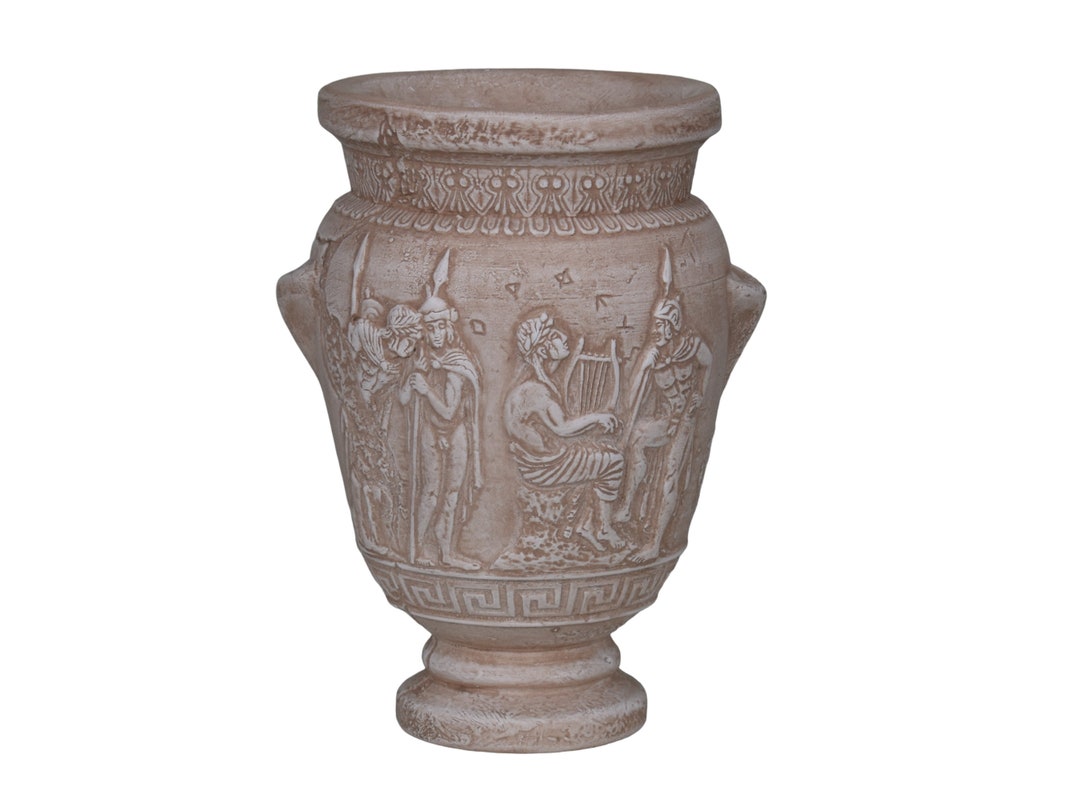 Orpheus With Lyre Vase Ancient Greece Terracotta Pottery Home Decor - Etsy