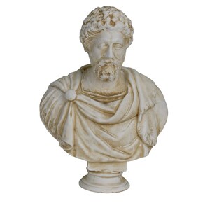 Marcus Aurelius Roman Emperor Stoic Philosopher Bust Head Portrait ...