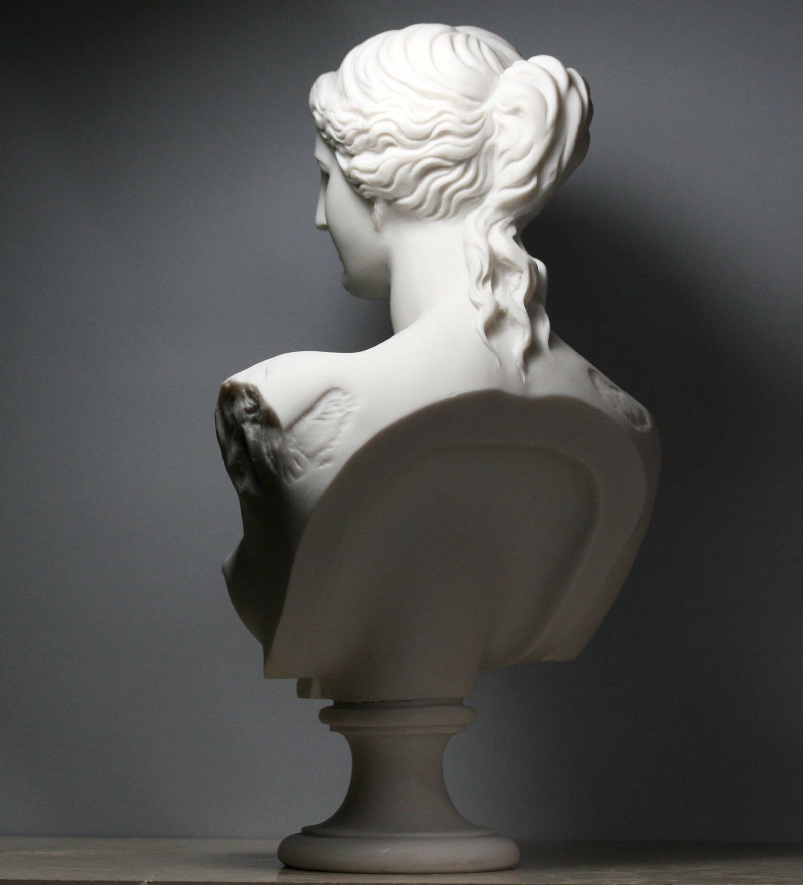 Diosa AFRODITA Venus de Milo Busto Cabeza Estatua de Mármol | Etsy México
