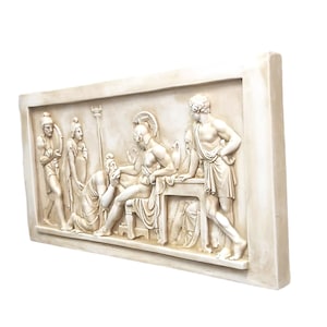 Priam Pleads With Achilles for Hector's Body Homer Iliad Relief Plaque ...