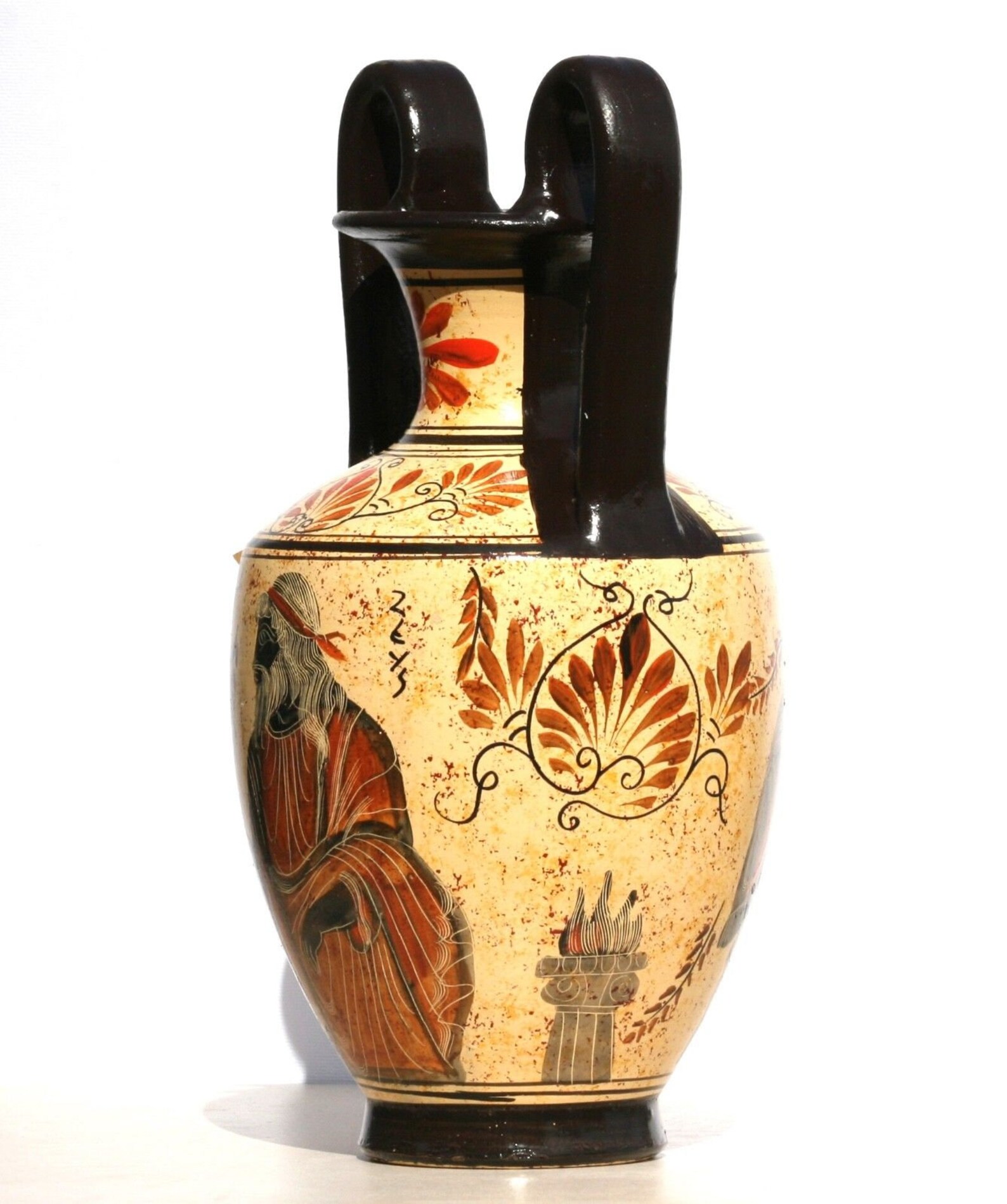 Greek Ceramic AMPHORA Jar Vase Pot Painting Goddess Athena God - Etsy