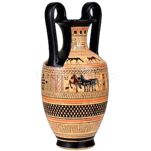 Geometric Period Vase Ancient Greek Ceramic Amphora Art Pottery Greece ...