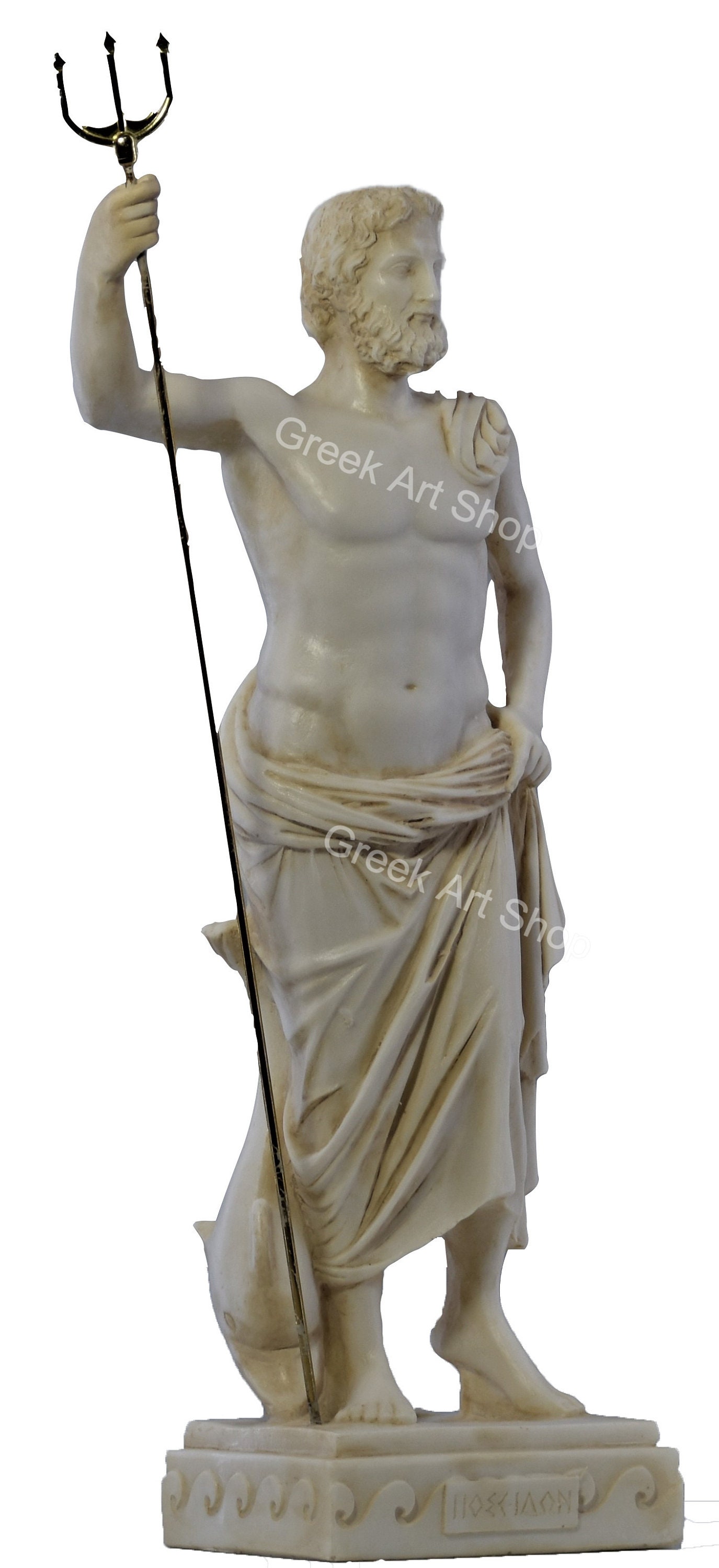 Poseidon of Melos Ancient Greek Roman Sculpture Statue Museum | Etsy UK