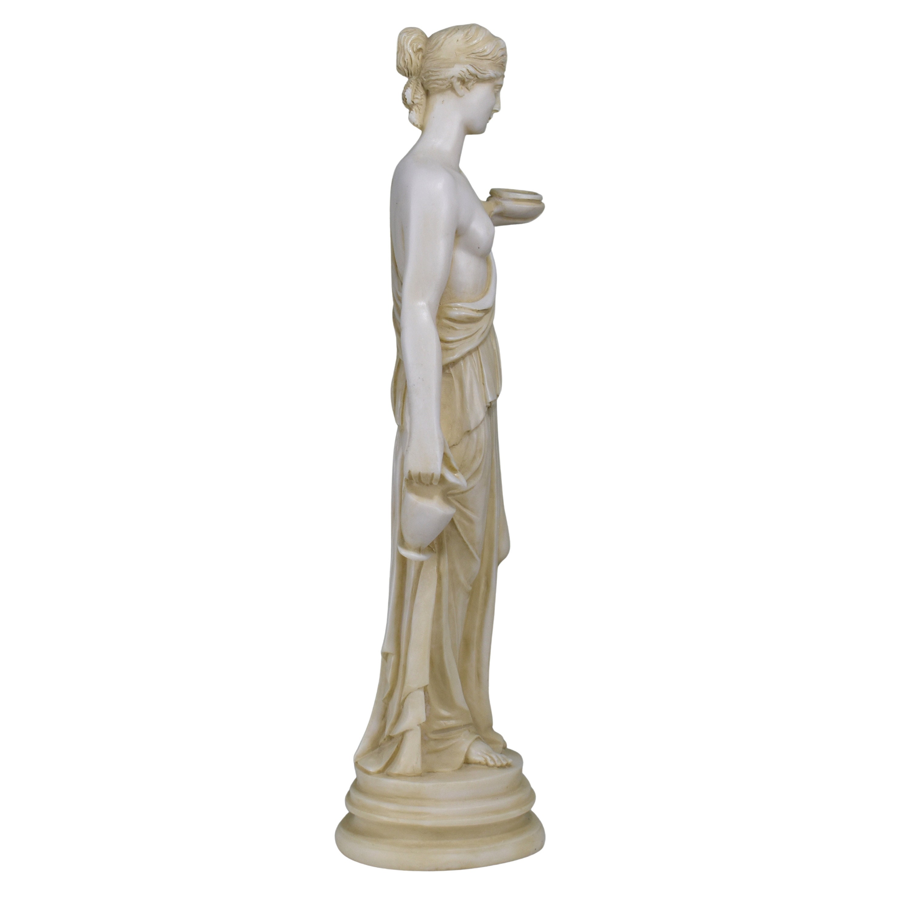 Hebe Goddess of Youth Cupbearer Female Greek Roman Statue - Etsy