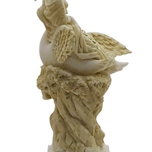 Aphrodite & Swan Greek Goddess Venus Statue Sculpture Handmade in ...