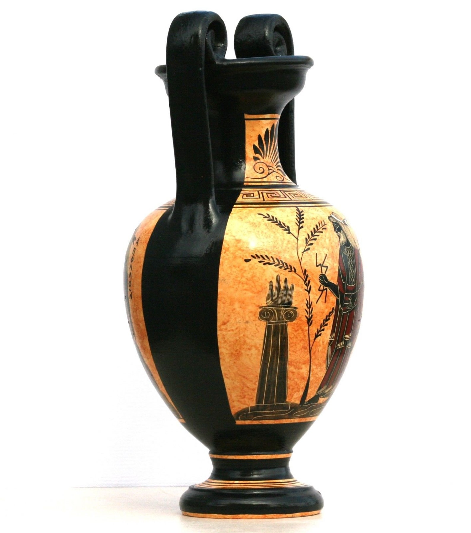 Greek Ceramic AMPHORA Jar Vase Pot Painting Goddess Artemis | Etsy