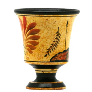 Pythagora’s Cup Greek Ceramic Pottery Cup of Justice Goddess Athena 4. ...