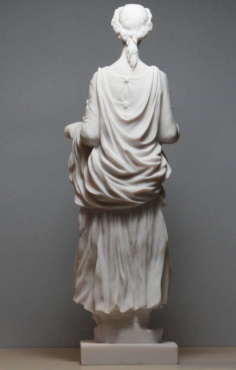 DEMETER Ceres Goddess Mother of Nature Cast Marble Statue - Etsy