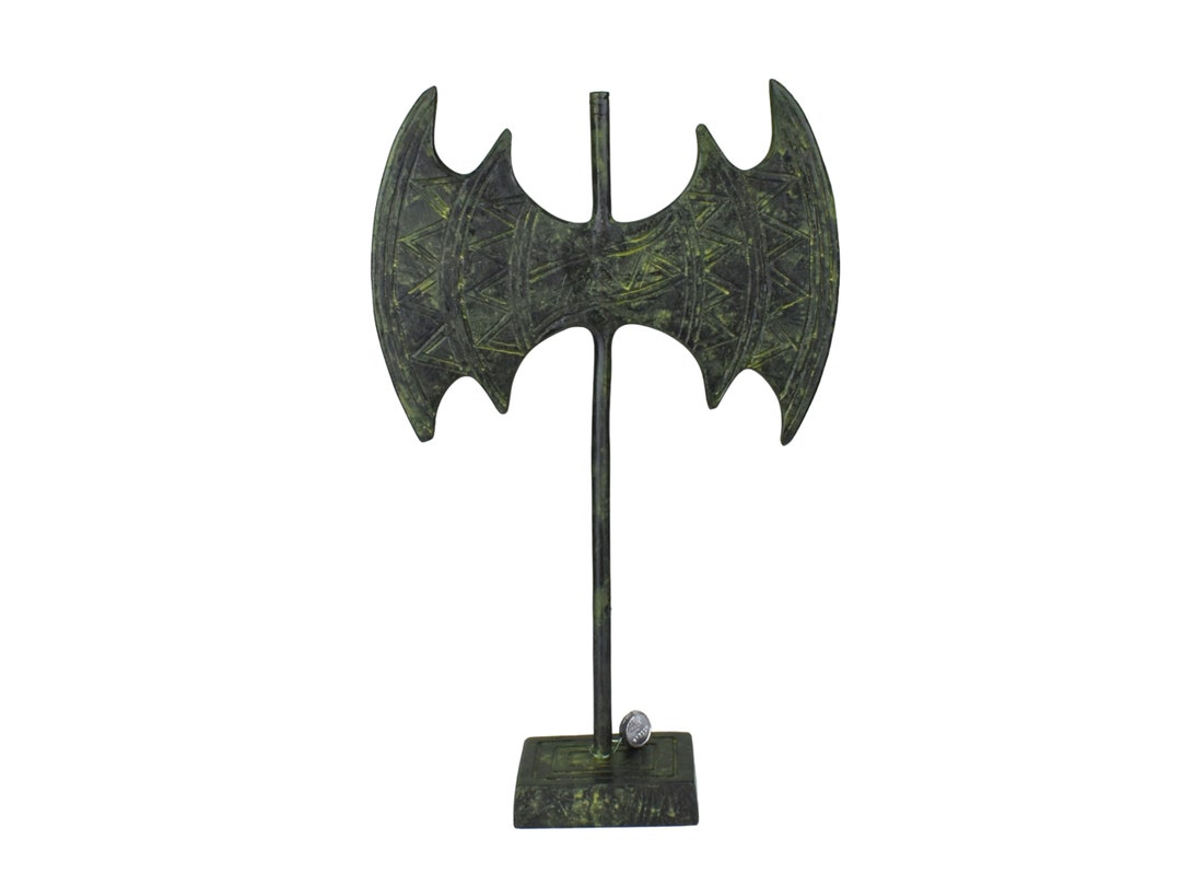 Double Axe Labrys Symbol of Minoan Crete Knossos Real Bronze Metal Art ...