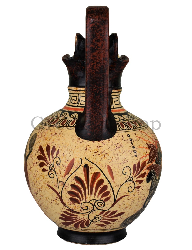 Phaethon Chariot of the Helius Sun Vase Ancient Greek Pottery Ceramic ...