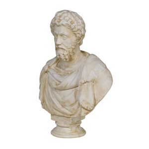 Marcus Aurelius Roman Emperor Stoic Philosopher Bust Head Portrait ...