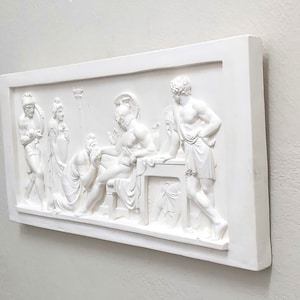 Priam Pleads With Achilles for Hector's Body Iliad Homer Relief Frieze ...