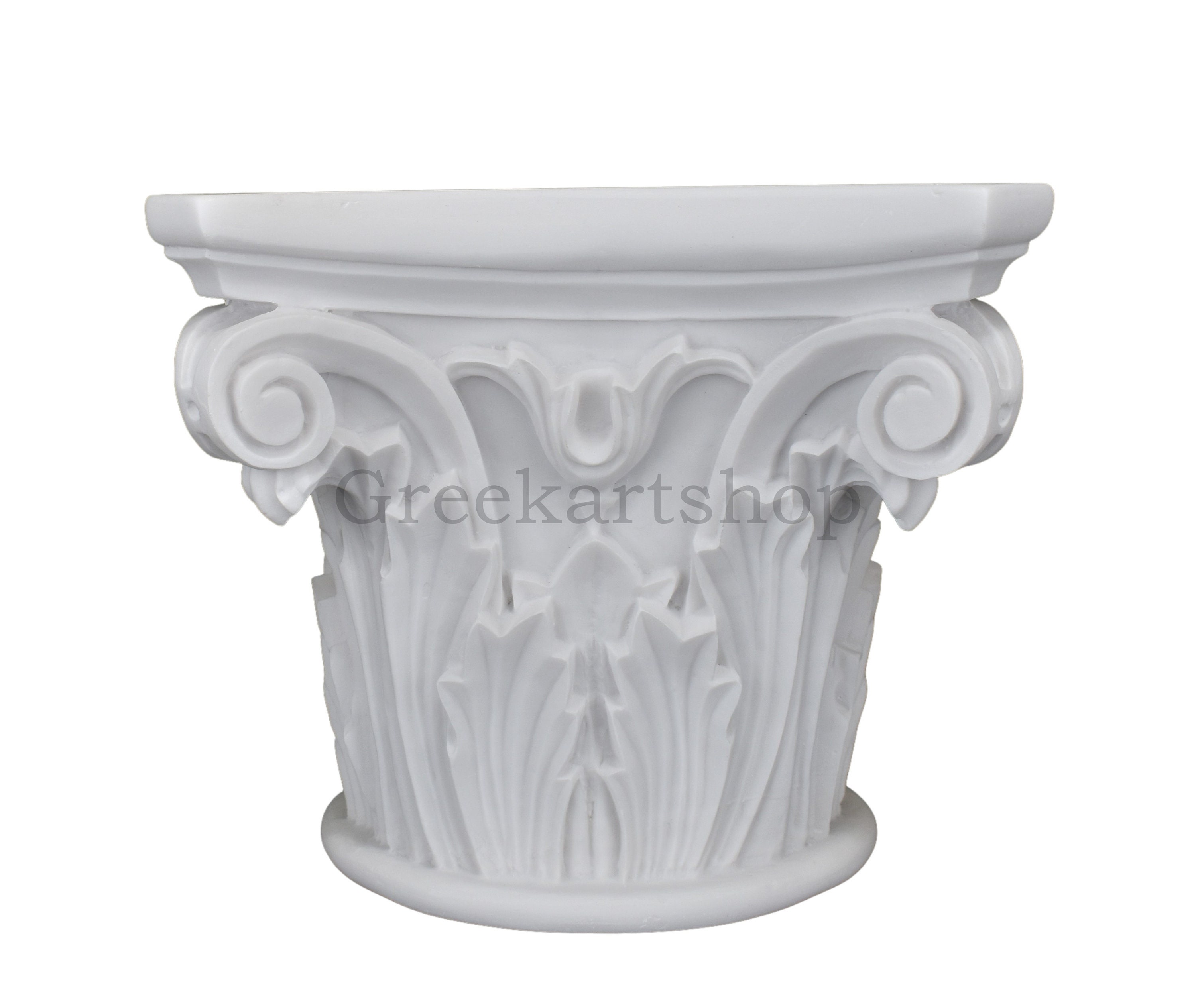 Corinthian Order Column Capital Base for Statue Sculpture Pillar ...