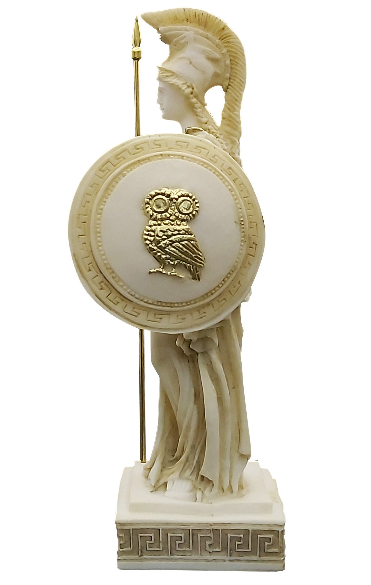 Athena Minerva Greek Roman Goddess Statue Sculpture Figure 9.65in - 24 ...