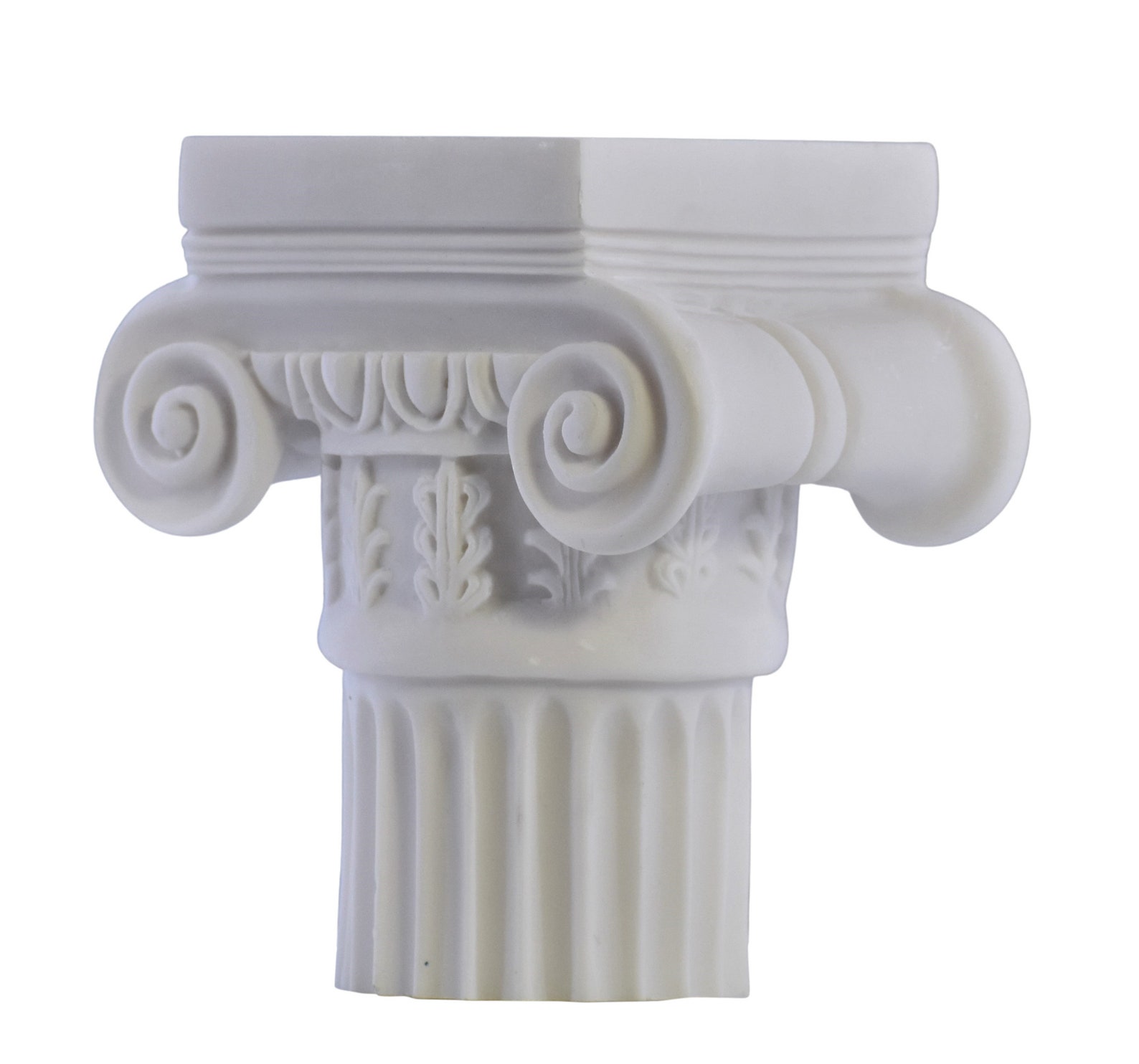 Ionic Order Column Pillar Pedestal Capital Base for Small Statues Greek ...