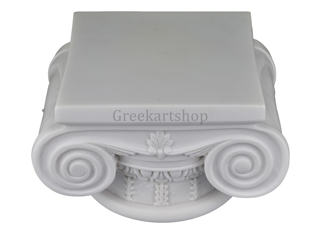 Ancien Greek Ionic Column Capital Base for Statue Sculpture Classical ...