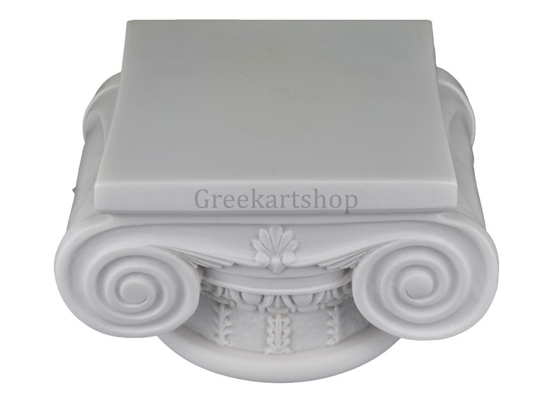 Ancien Greek Ionic Column Capital Base for Statue Sculpture Classical ...