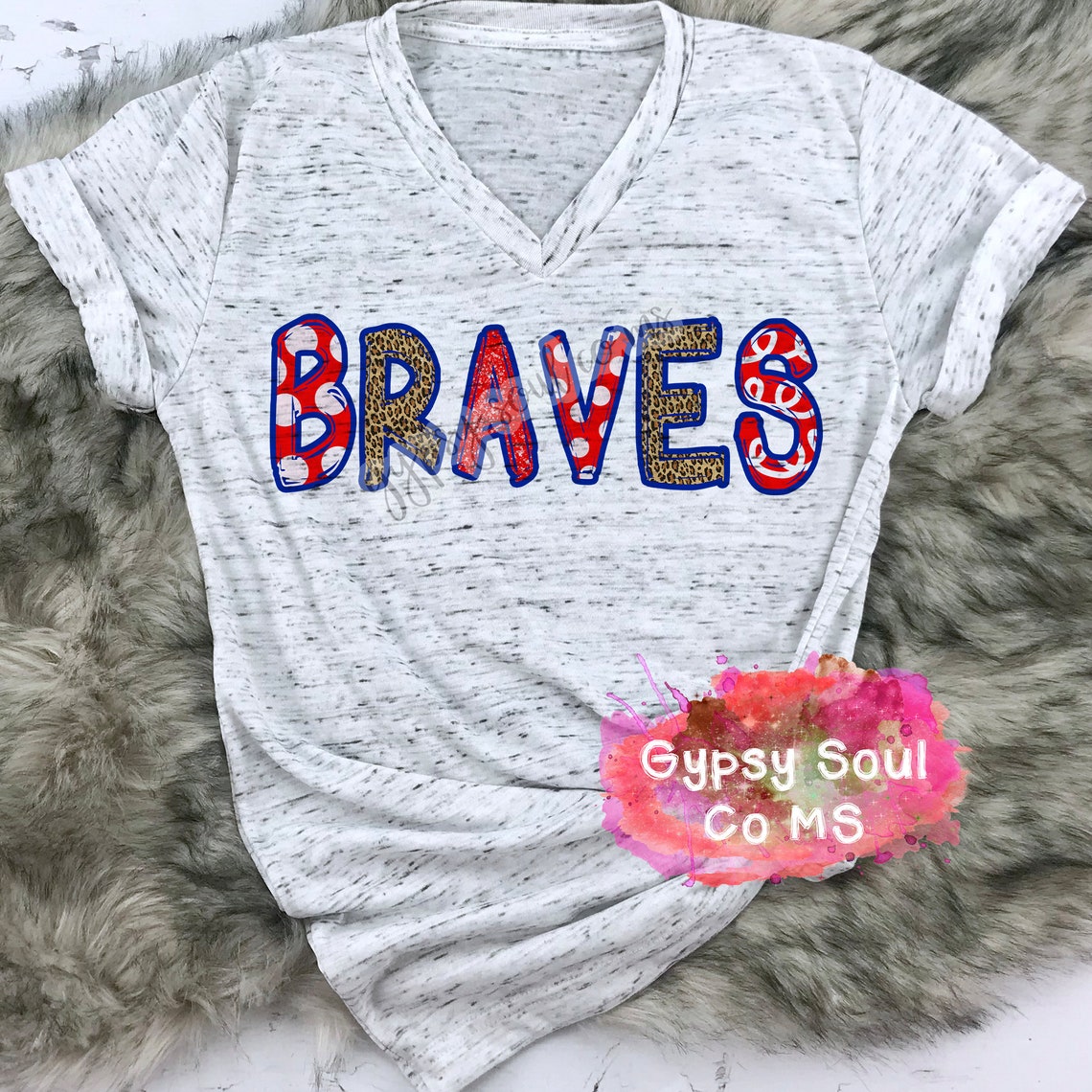 Braves Doodle Red and Blue PNG DOWNLOAD | Etsy