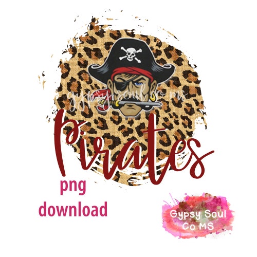 I Love My Pirates YELLOW & BLUE Sublimaton PNG Digital - Etsy