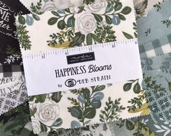 Happiness Blooms Charm Pack 42 Pieces by Deb Strain for Moda - Etsy