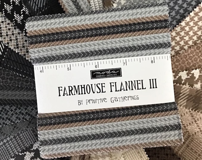 Farmhouse Flannel III Charm Pack by Primitive Gatherings for Moda ...