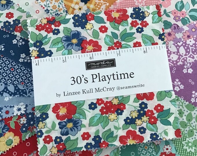 30's Playtime Charm Pack by Linzee Kull Mccray @ Seamswrite & Moda ...