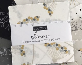 Pine Valley Charm Pack by Basicgrey for Moda Fabrics, 42 5 Precut Cotton Holiday Quilt Squares ...