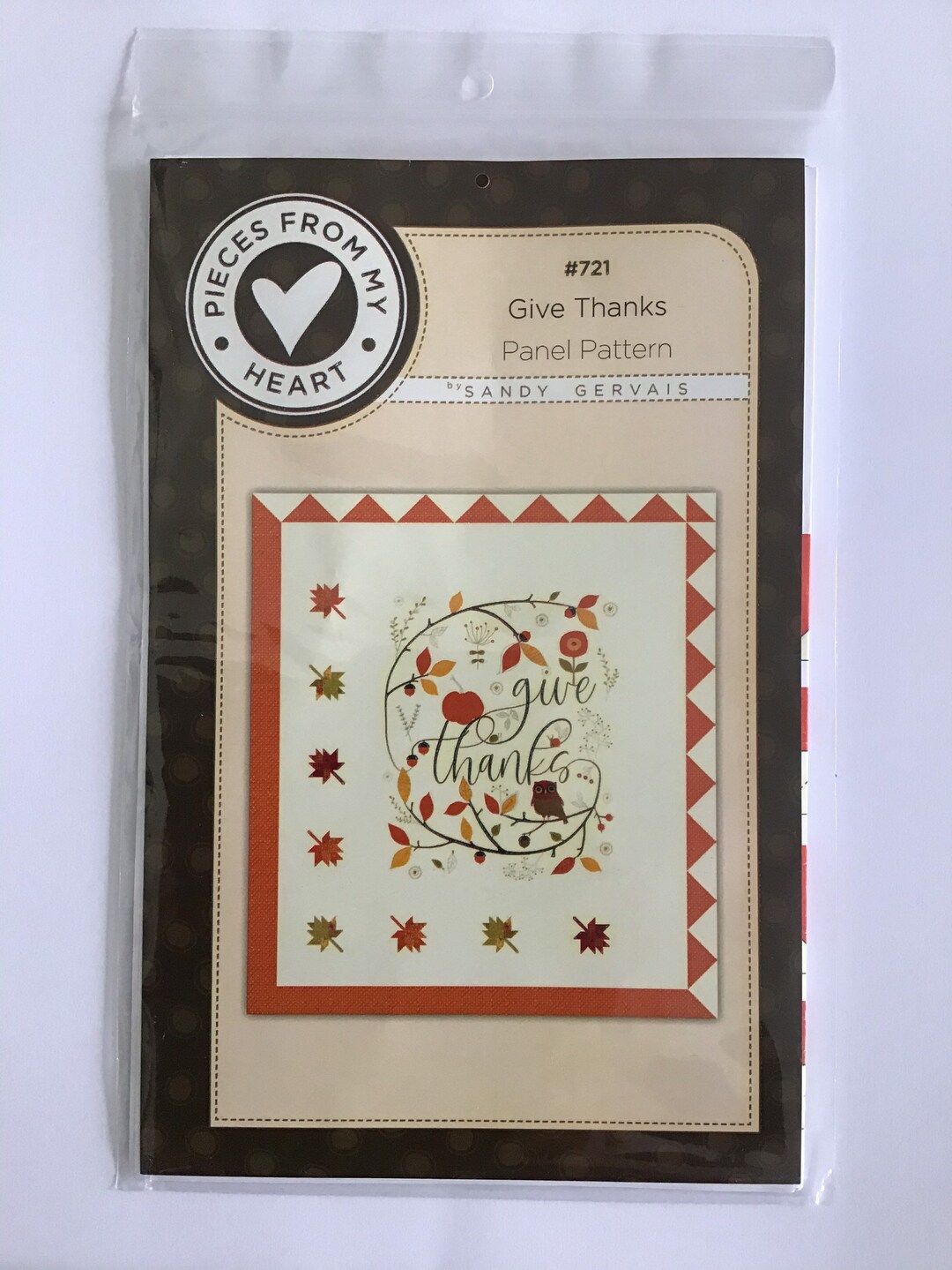 Give Thanks Pattern Designed by Sandy Gervais of Pieces From My Heart ...
