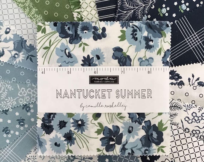 Nantucket Summer Charm Pack by Camille Roskelley for Moda Fabrics, (42 ...