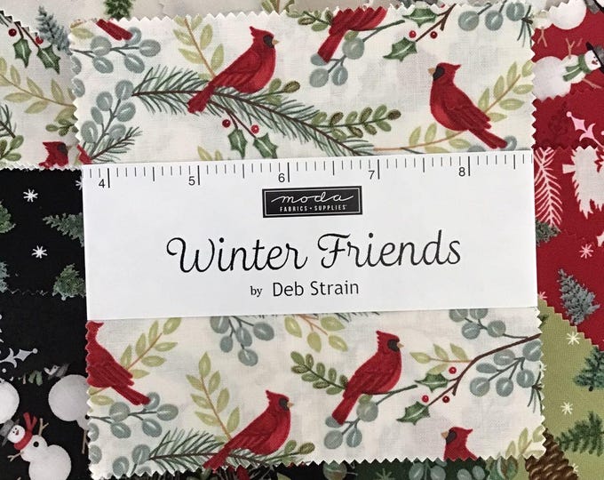 Winter Friends Charm Pack by Deb Strain for Moda Fabrics, (42) 5 ...