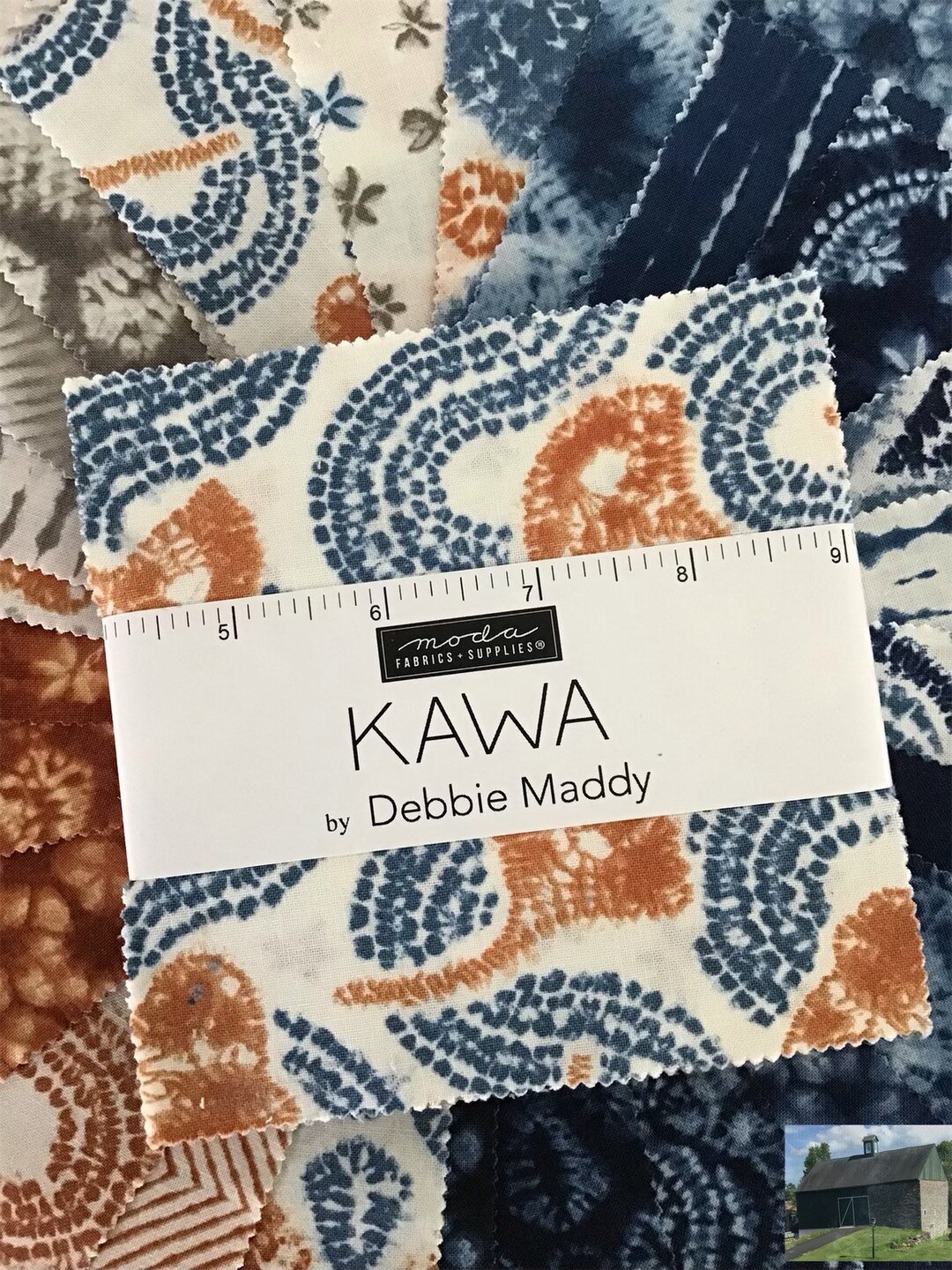 Kawa Charm Pack by Debbie Maddy for Moda Fabrics, 42 5 Precut Cotton ...