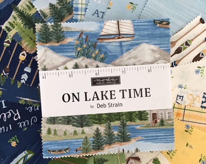 On Lake Time Charm Pack by Deb Strain for Moda Fabrics, (42) 5" Precut ...
