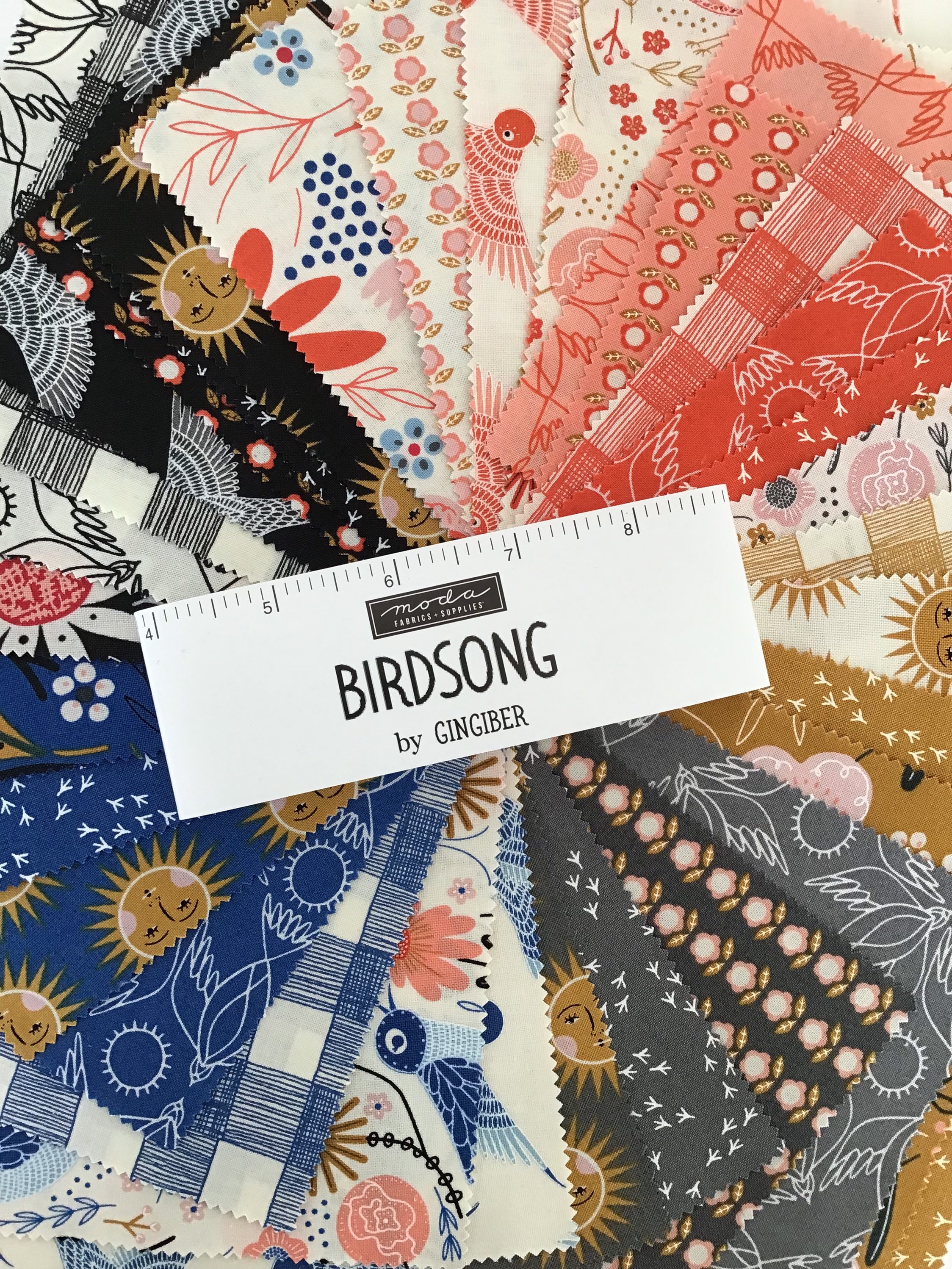 Birdsong Layer Cake by Gingiber for Moda Fabrics 42 - Etsy