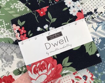 MODA Dwell Fat Quarter Bundle CC55260 Dwell Precutsdwell FQ - Etsy