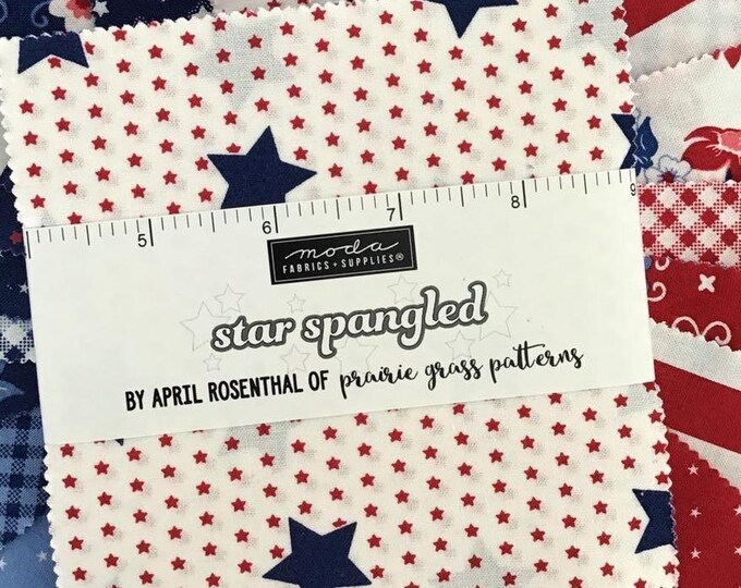Star Spangled Charm Pack by April Rosenthal of Prairie Grass Patterns ...