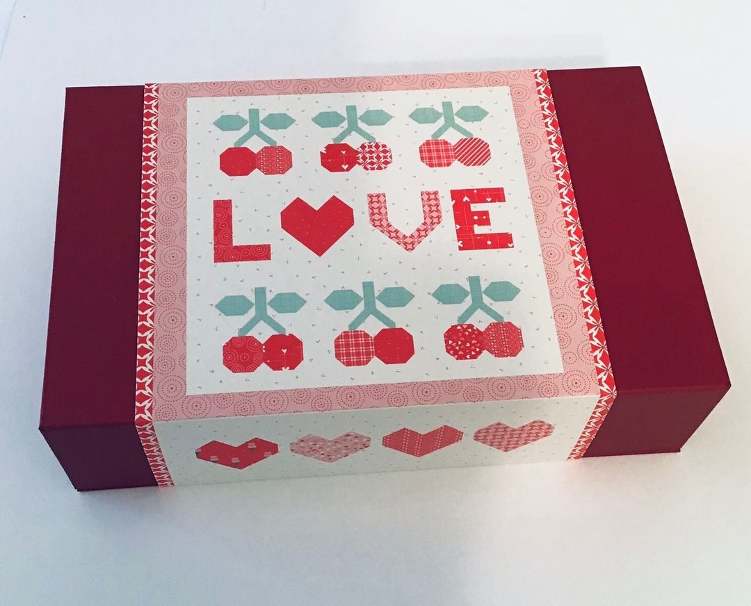 This is Love Wall Hanging Quilt Kit, Approximate Finished Size 32" X 46 ...
