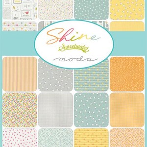 Shine Charm Pack by Sweetwater for Moda Fabrics, (42) 5" Precut Cotton ...