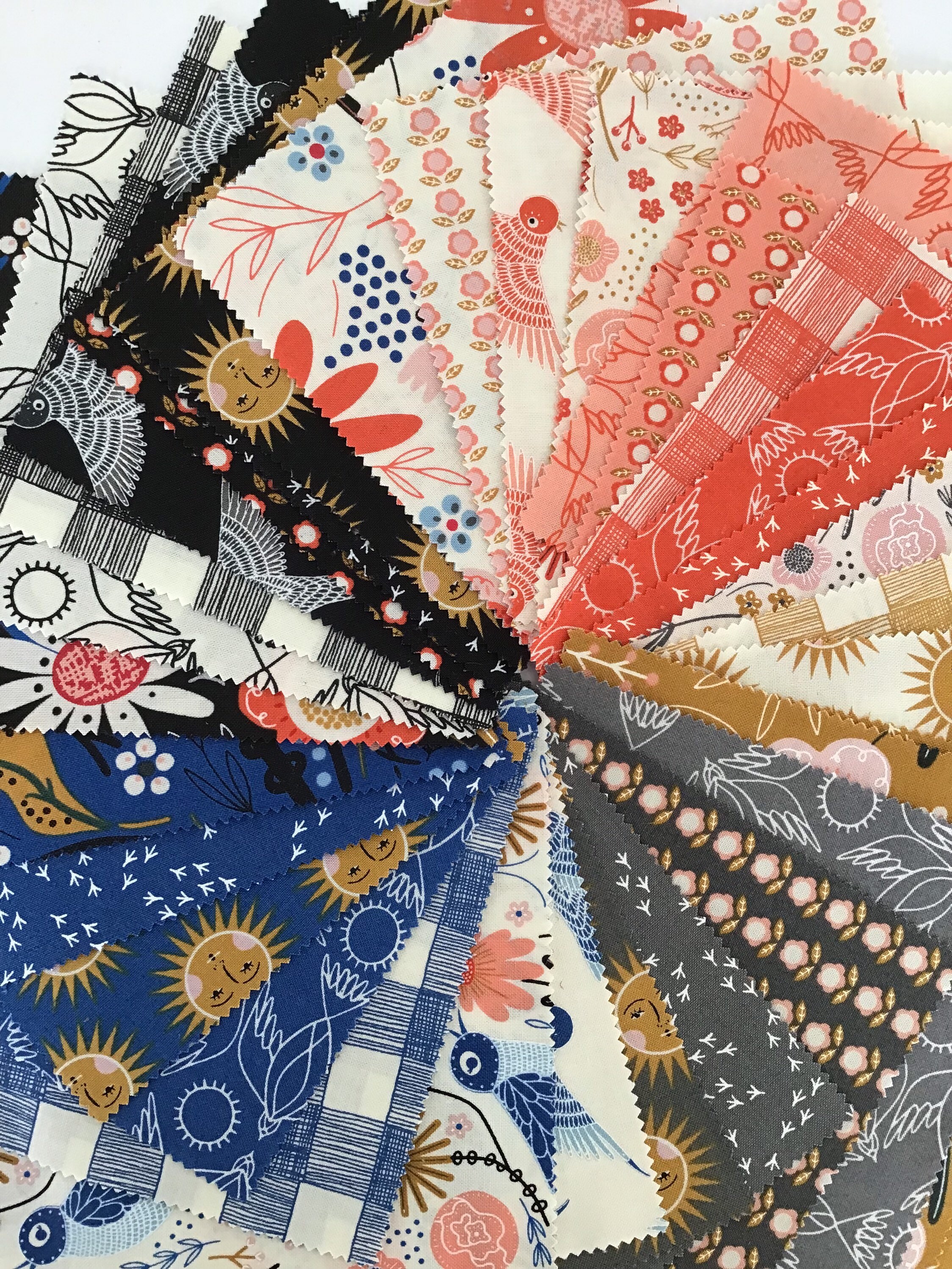 Birdsong Layer Cake by Gingiber for Moda Fabrics 42 - Etsy
