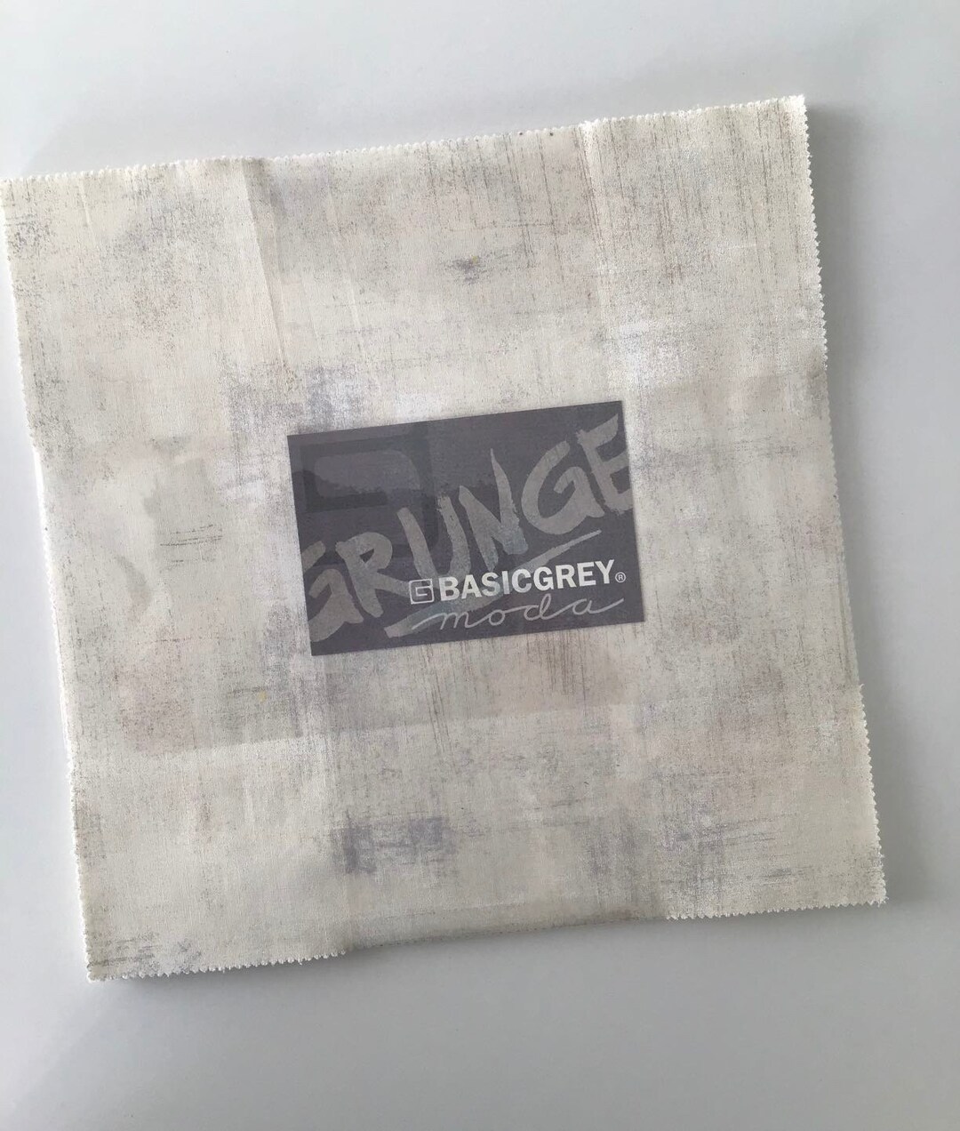 Grunge Junior Layer Cake by Basicgrey for Moda Fabrics, Cream 30150-270 ...