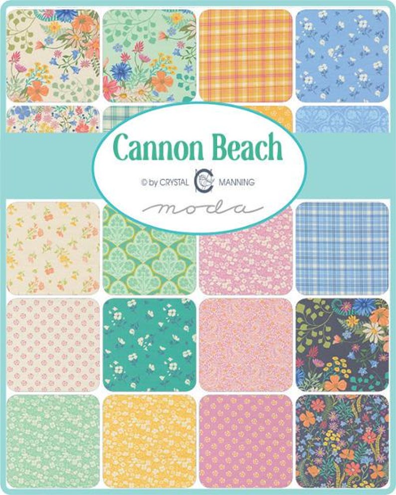 Cannon Beach Charm Pack by Crystal Manning for Moda Fabrics, (42) 5 ...