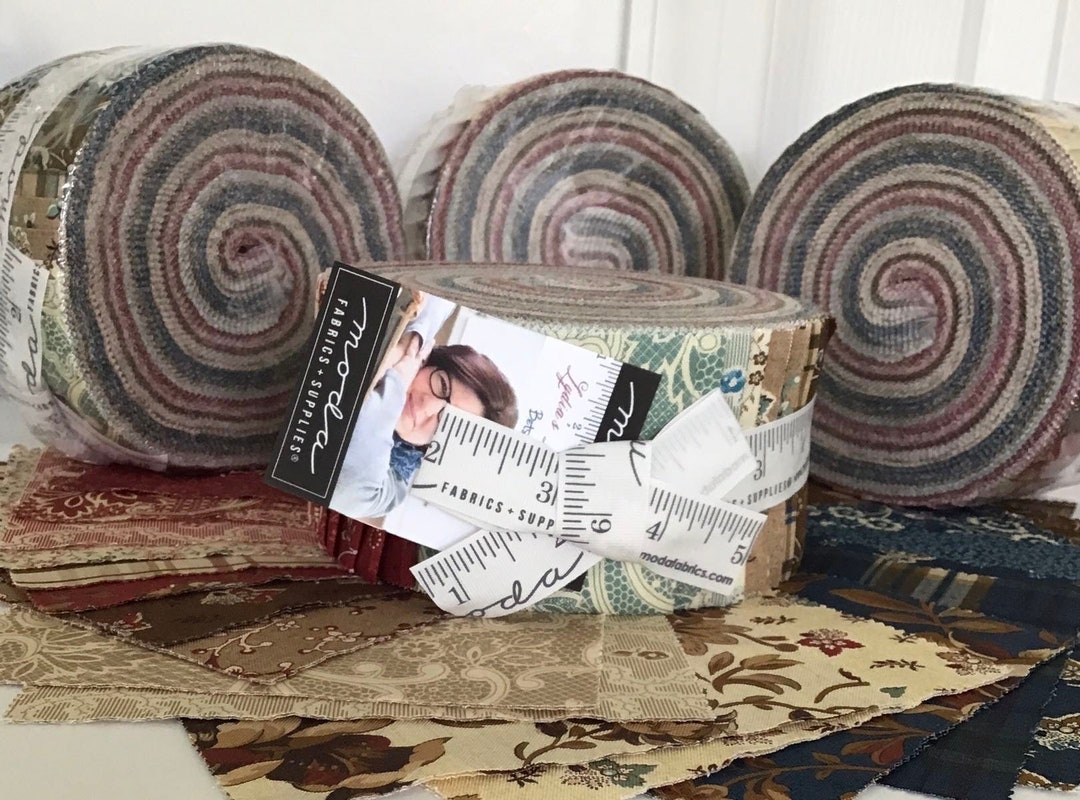 Lydia's Lace 1840-1880 Jelly Roll by Betsy Chutchian for Moda Fabrics ...