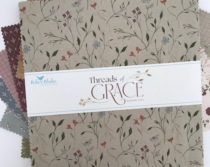 Threads of Grace 10" Stacker (layer Cake) by Kassidy Grace for Riley ...