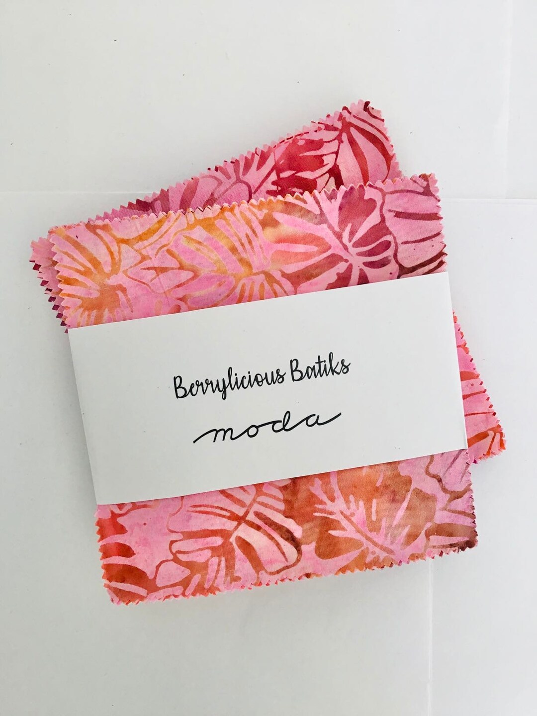Berrylicious Batiks Charm Pack by Moda Fabrics, 42 5 Precut Batik ...