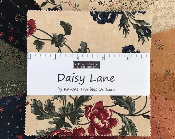 Daisy Lane Charm Pack by Kansas Troubles Quilters for Moda Fabrics, (42 ...