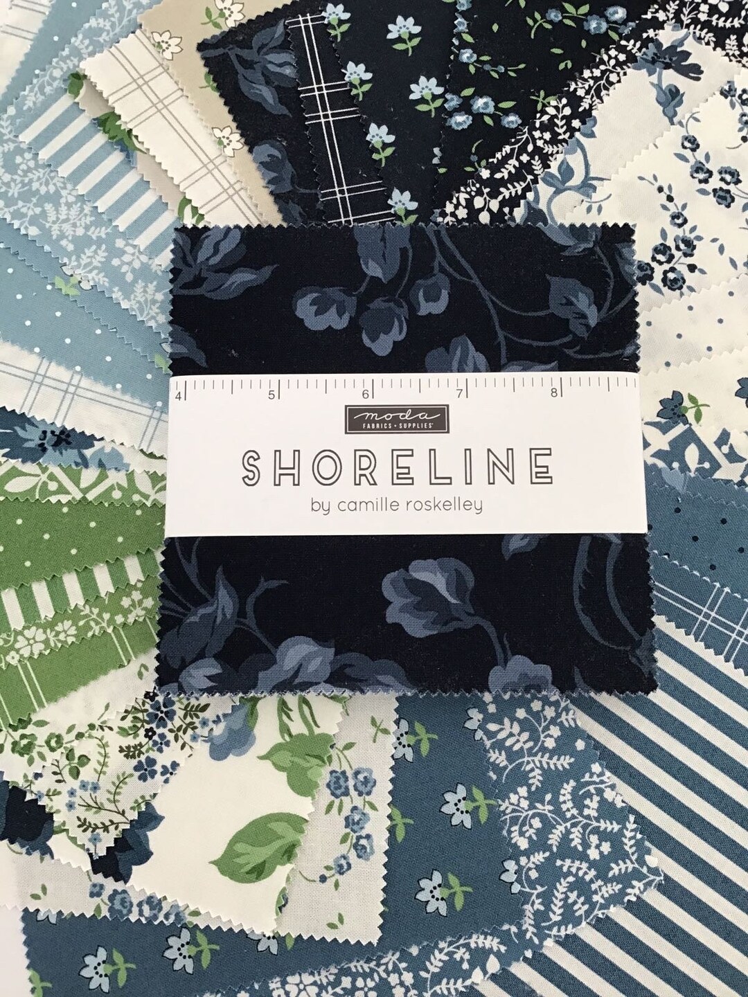Shoreline Charm Pack by Camille Roskelley for Moda Fabrics, 42 5 Precut ...